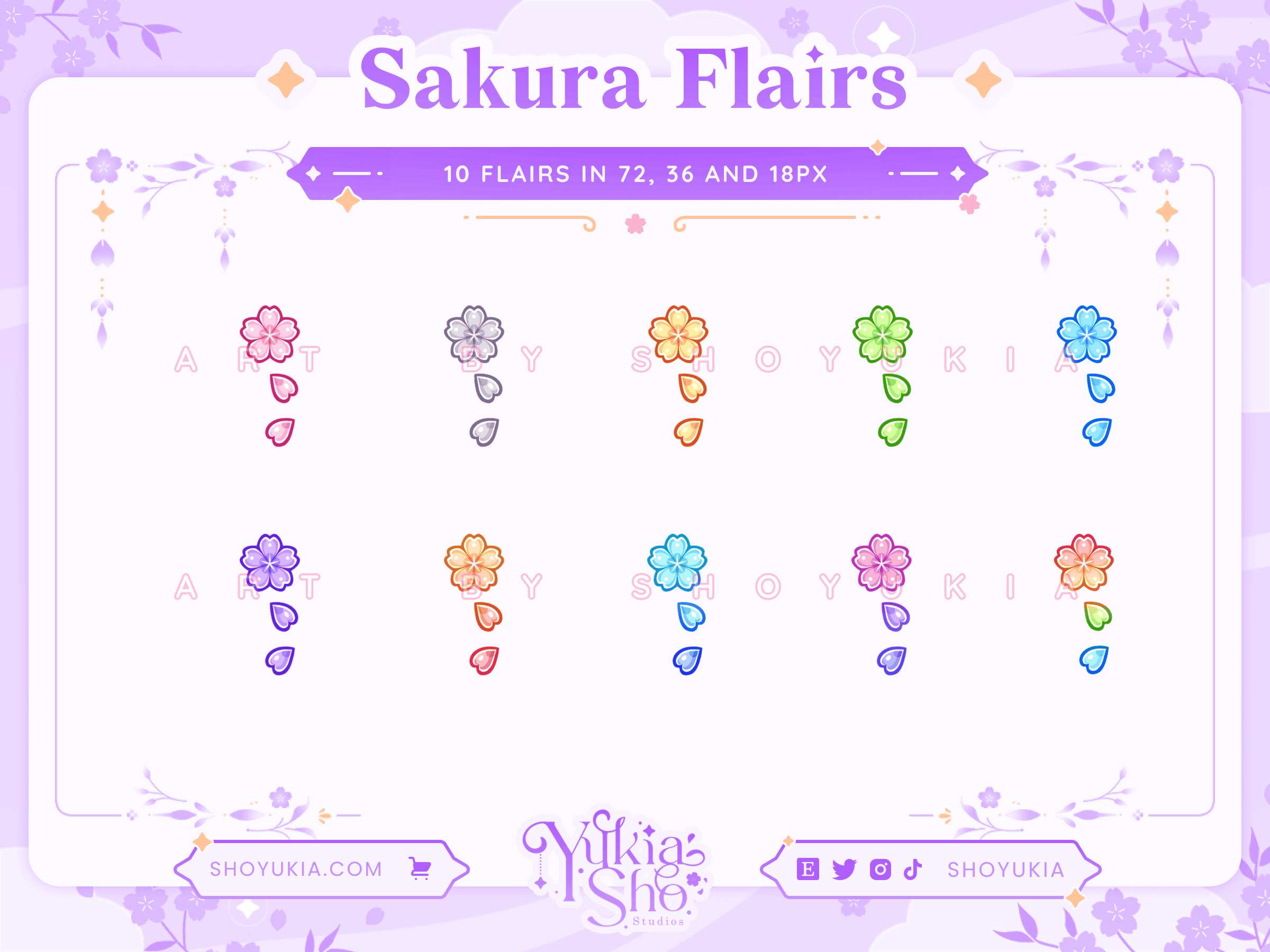 Twitch Sub Badge Flairs | Unique & High-Quality Designs – Yukia Sho ...