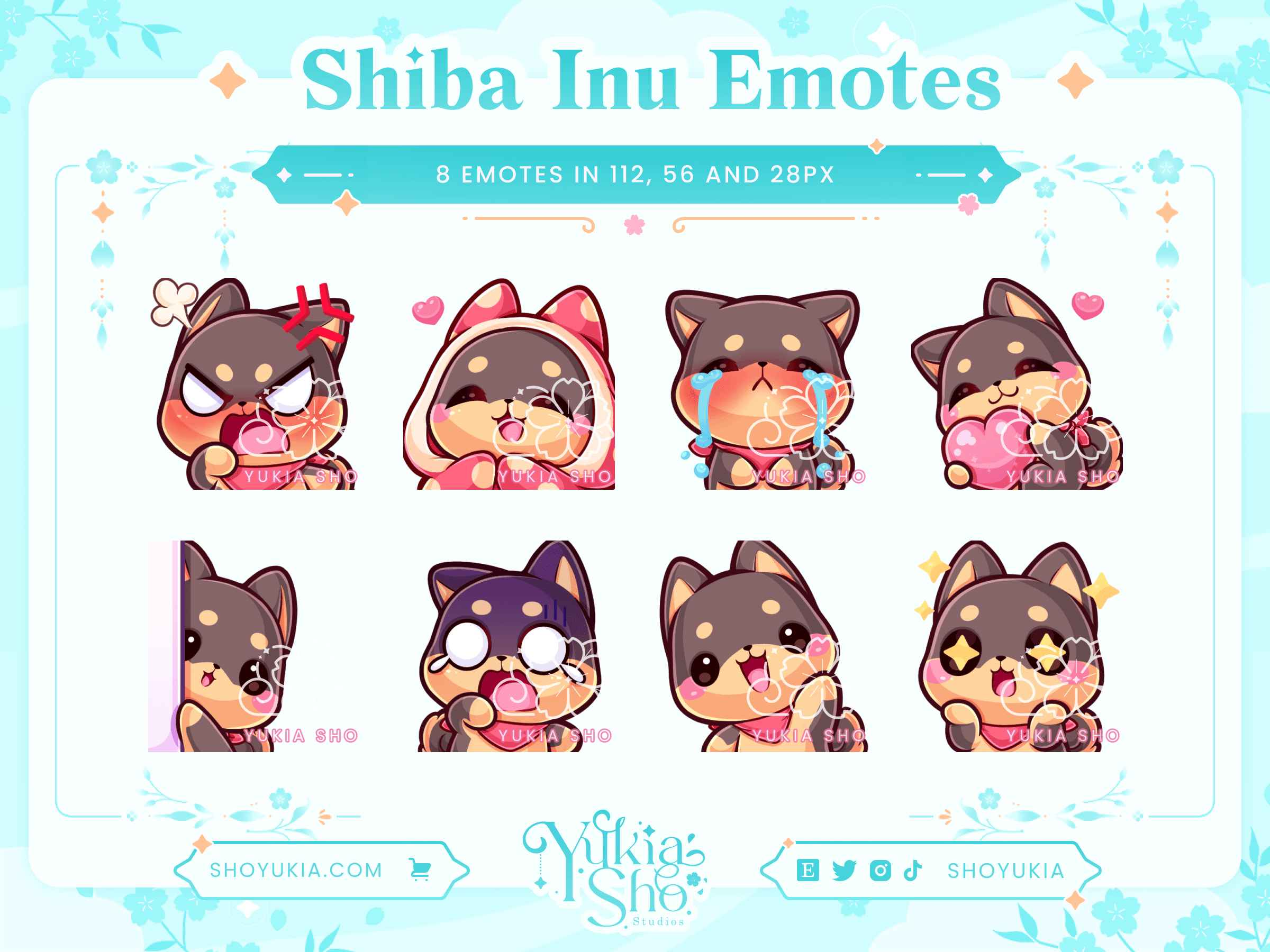 Shiba Inu Emotes – Yukia Sho Studios Ltd.