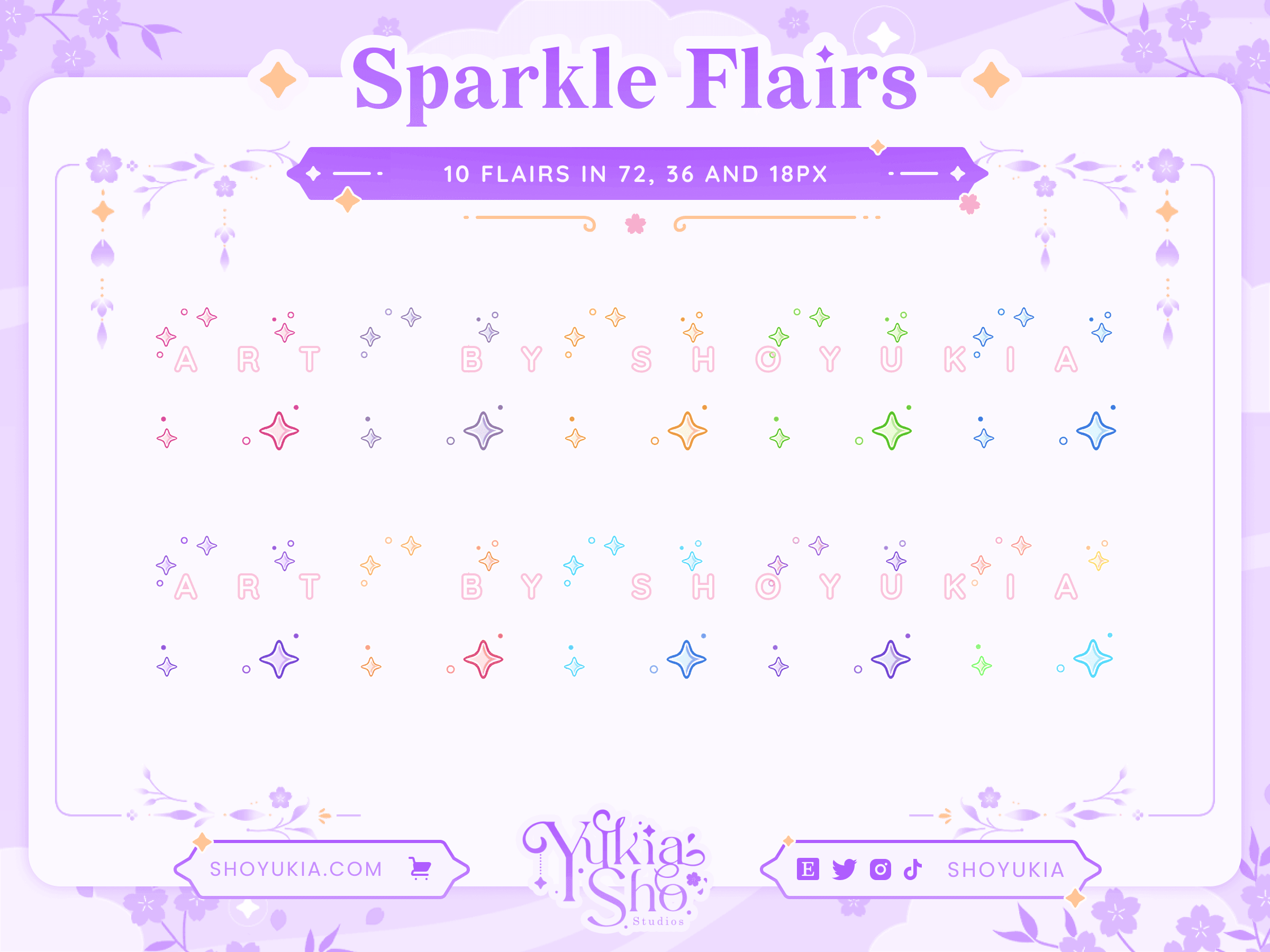 Sparkle (Subtle) Twitch Badge Flair – Yukia Sho Studios Ltd.
