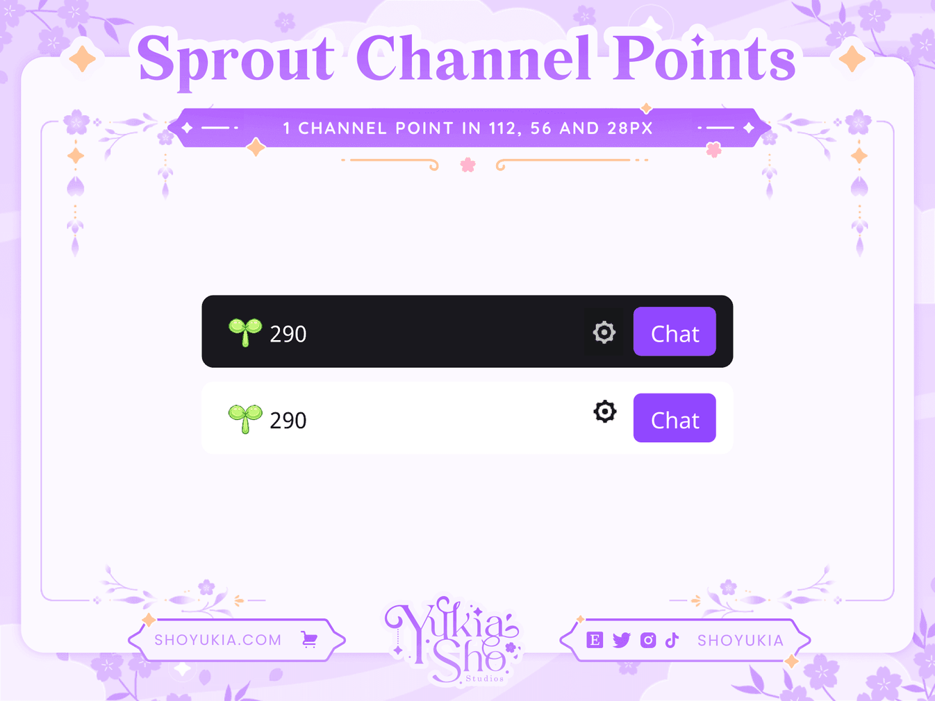 Twitch Channel Points Icons – Unique Designs for Streamers – Yukia Sho ...