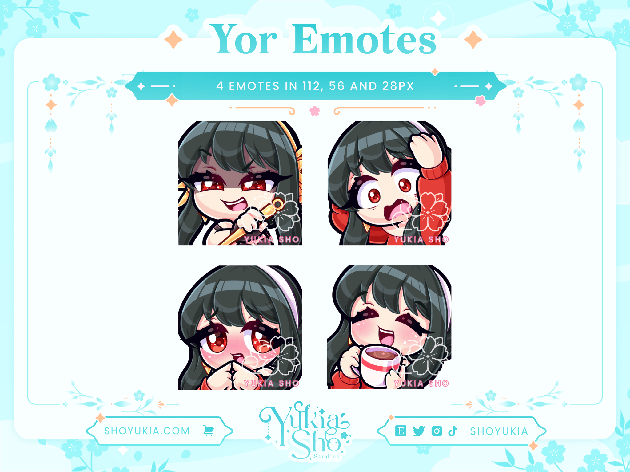 SxF Yor Emotes – Yukia Sho Studios Ltd.