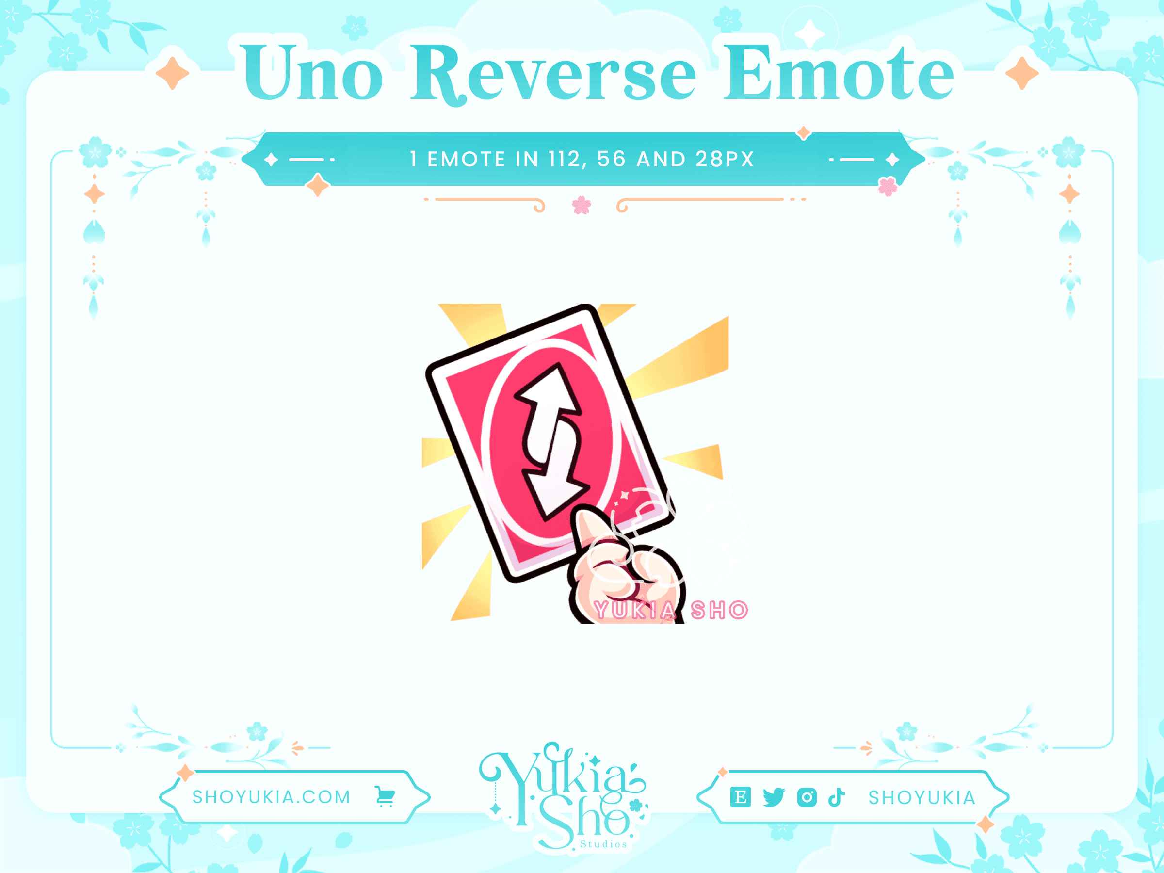 Uno Reverse Emote for Twitch or Discord – Yukia Sho Studios Ltd.
