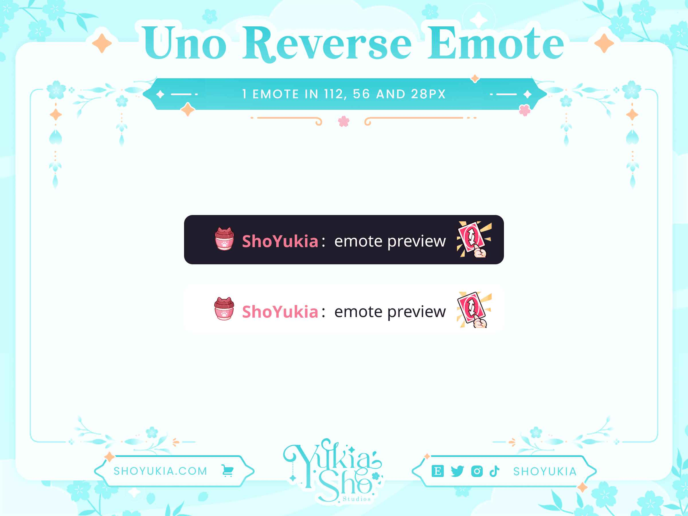 Uno Reverse Emote for Twitch or Discord – Yukia Sho Studios Ltd.