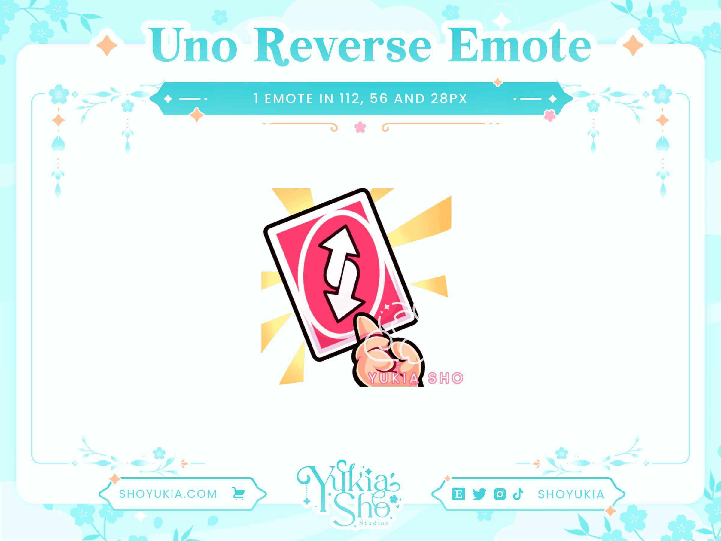 Uno Reverse Emote for Twitch or Discord – Yukia Sho Studios Ltd.