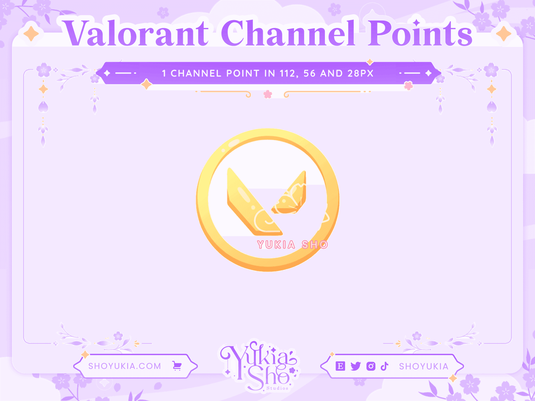 Twitch Channel Points Icons – Unique Designs for Streamers – Yukia Sho ...