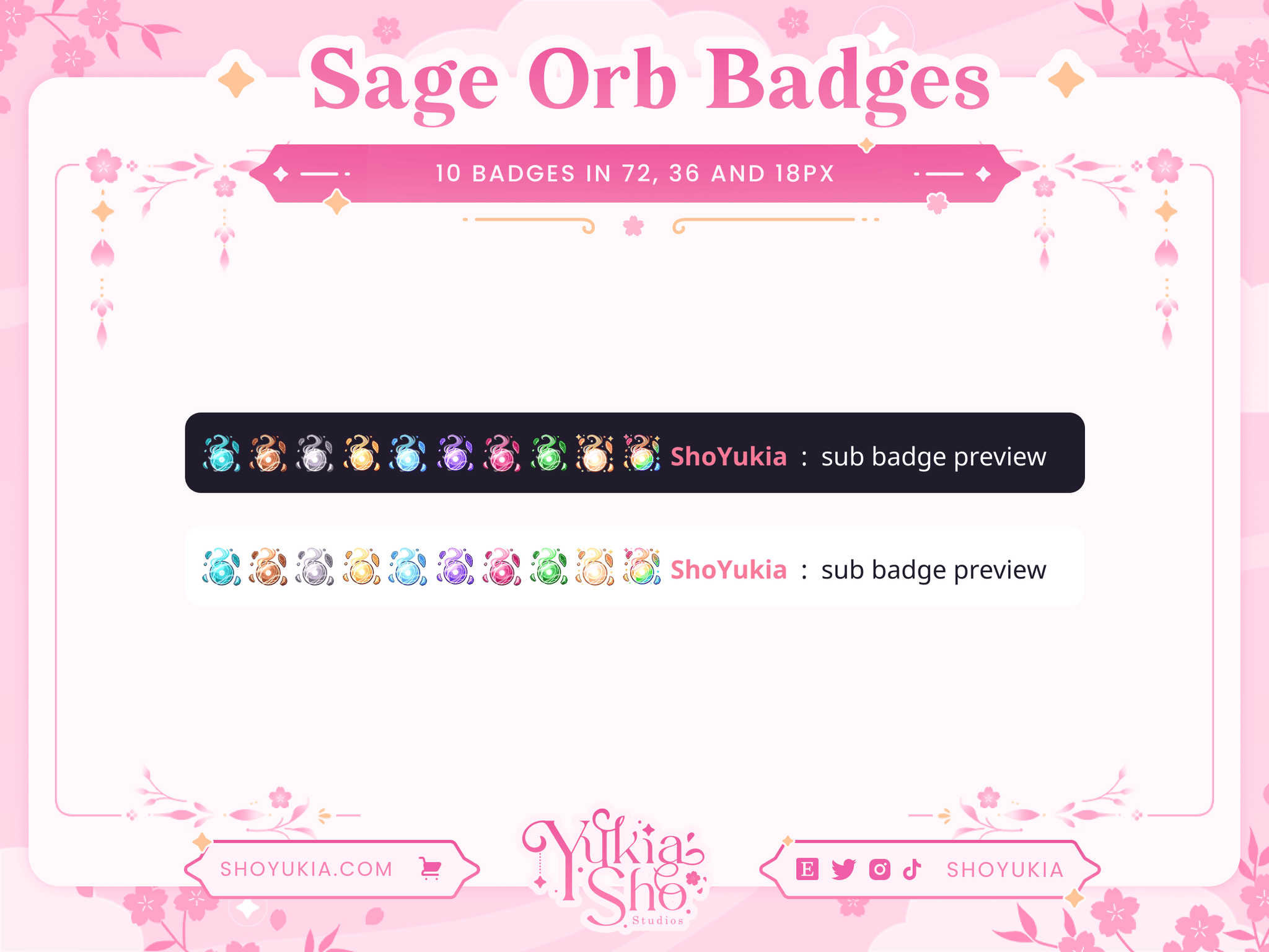 Valorant Sage Orb Sub Badges – Yukia Sho Studios Ltd.
