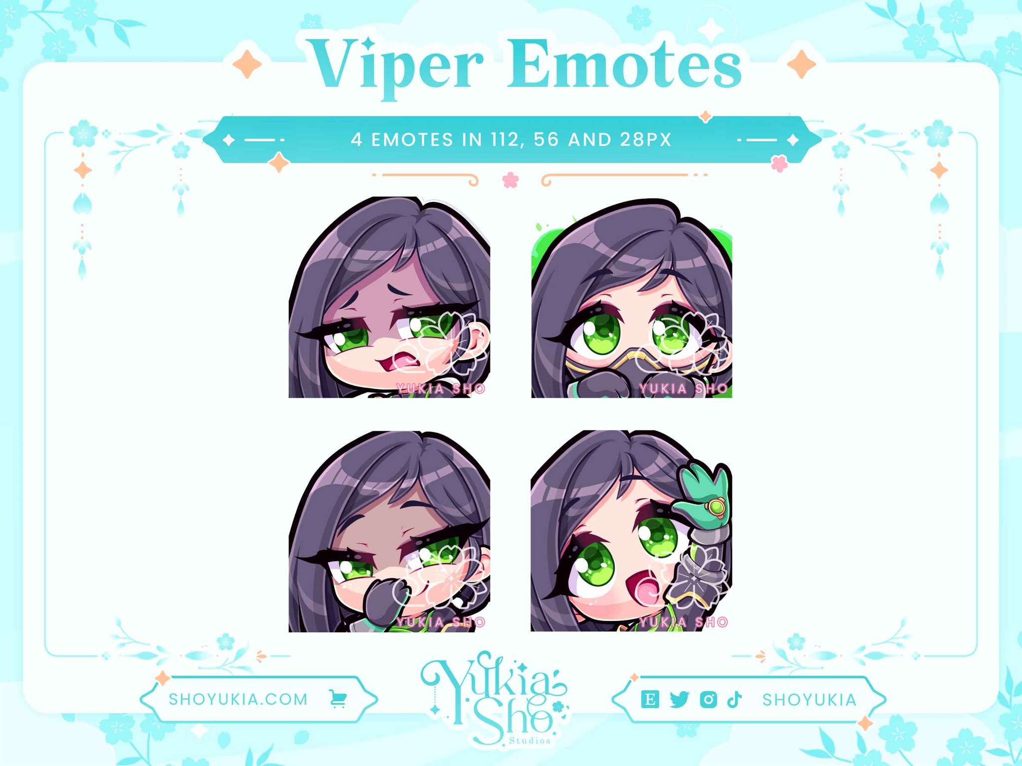 Valorant Viper Emotes – Yukia Sho Studios Ltd.