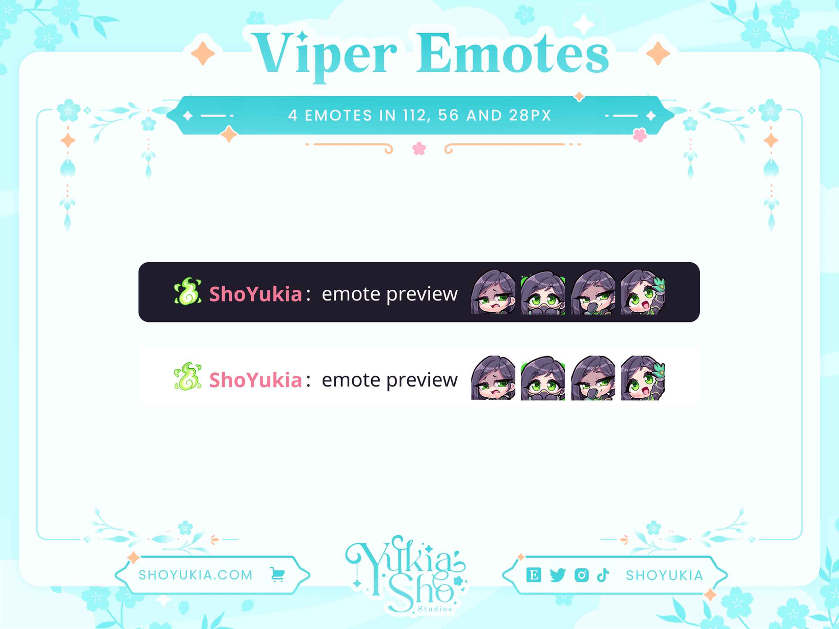 Valorant Viper Emotes – Yukia Sho Studios Ltd.